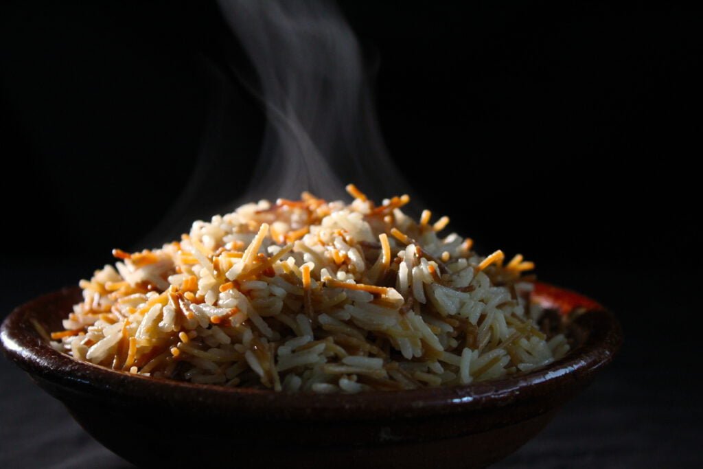 Angel hair and rice - a-la-Damaris