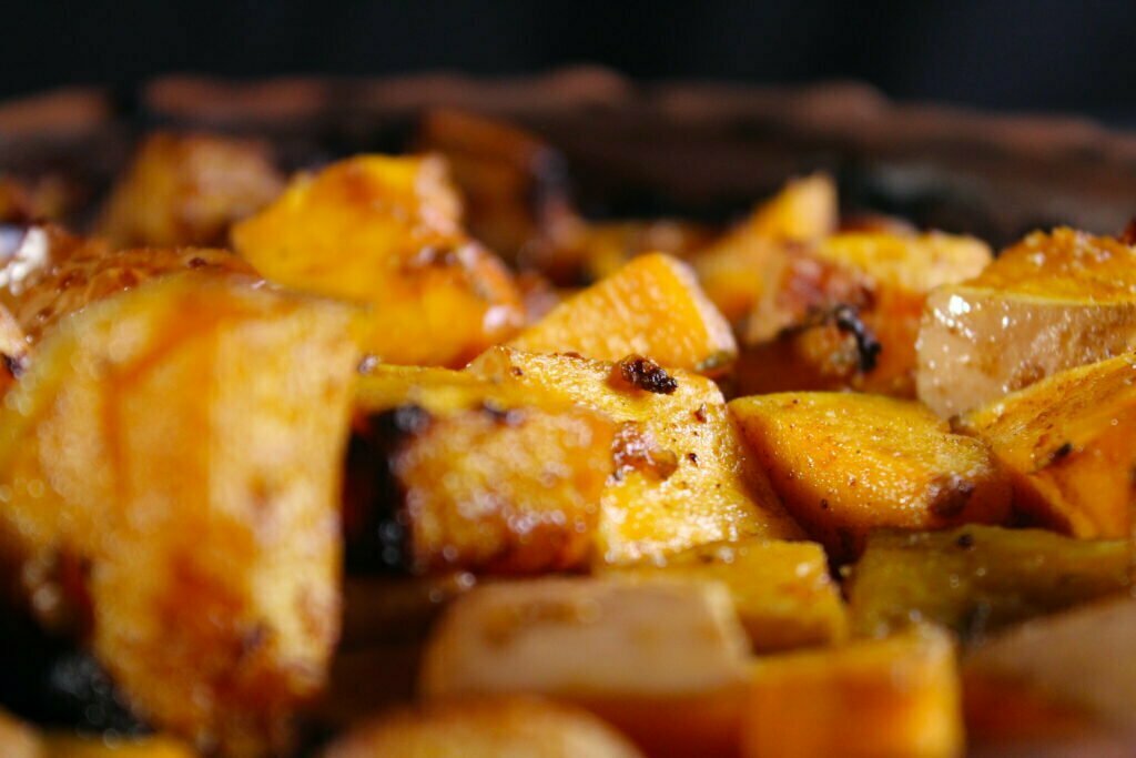 Arabic butternut squash from the oven - a-la-Damaris