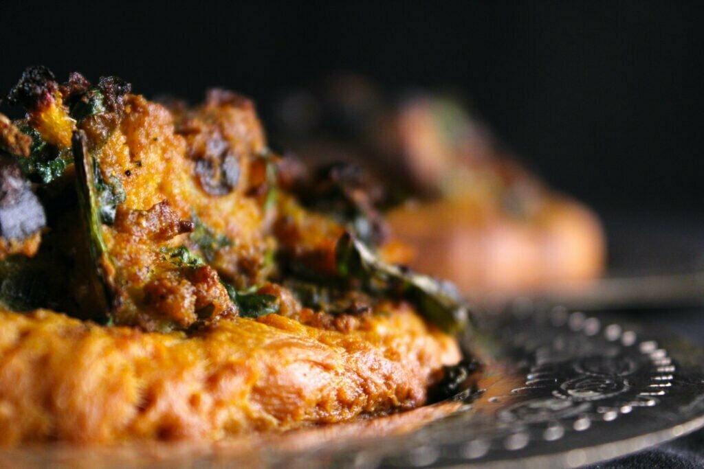 Libanees pasteitje met bloemkool en aubergine - a-la-Damaris