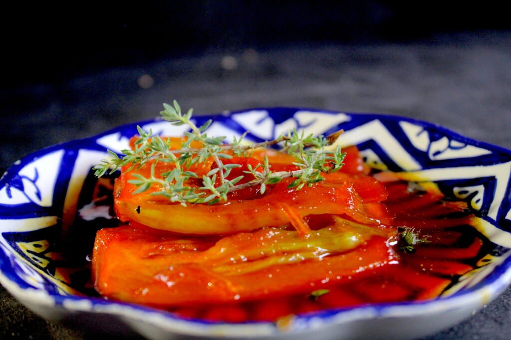 Gekarameliseerde venkel in saffraansaus - a-la-Damaris